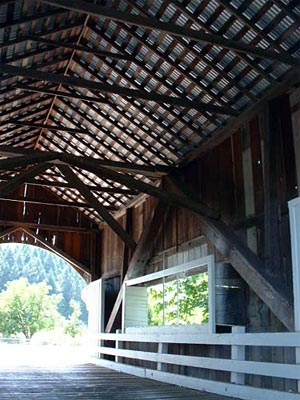 Neal Lane Covered Bridge In Douglas County Southern Oregon